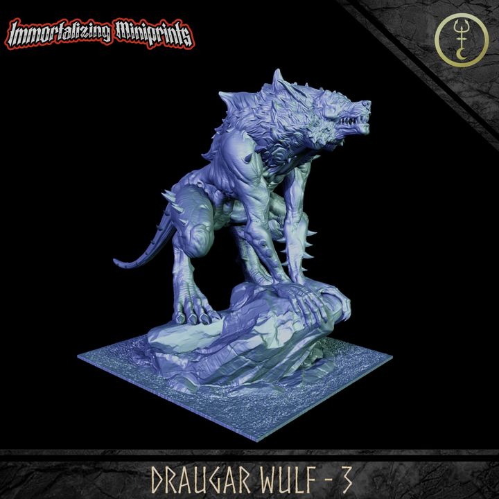 3D Printable Draugar Wulfs by Immortalizing Miniprints